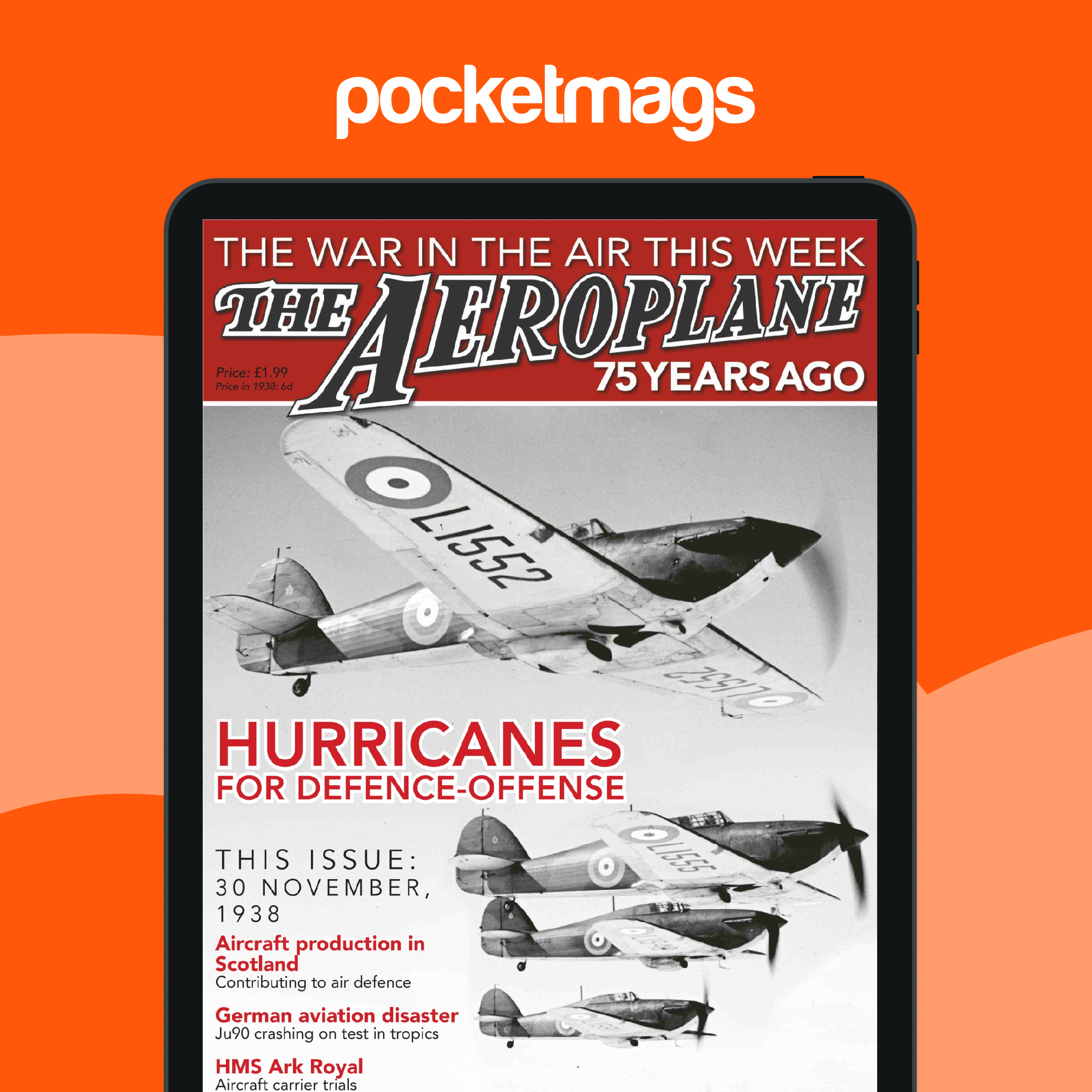 Aeroplane Weekly - The War in the Air 75 years ago Magazine - *11 ...