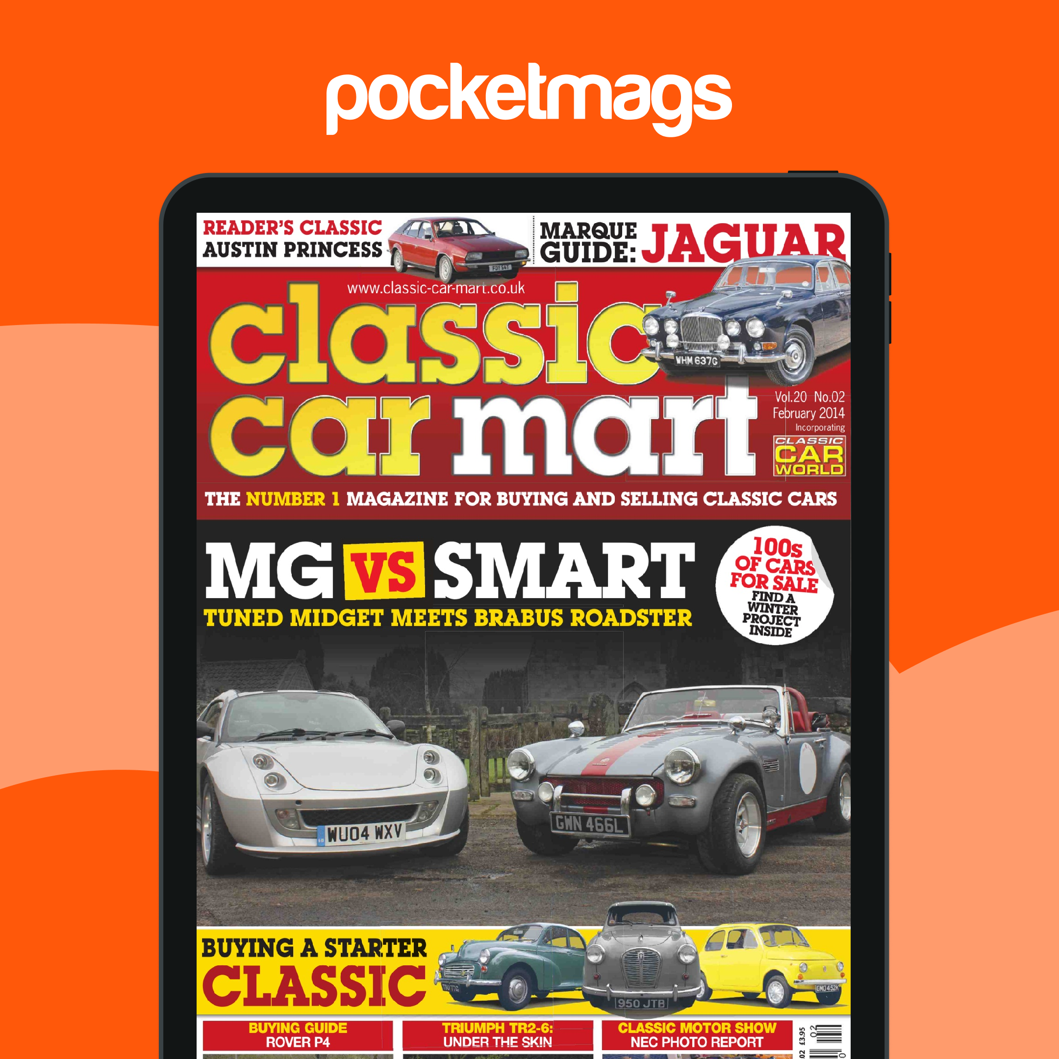 Classic Car Mart Magazine - Vol.20 No.2 MG vs Smart Edición anterior