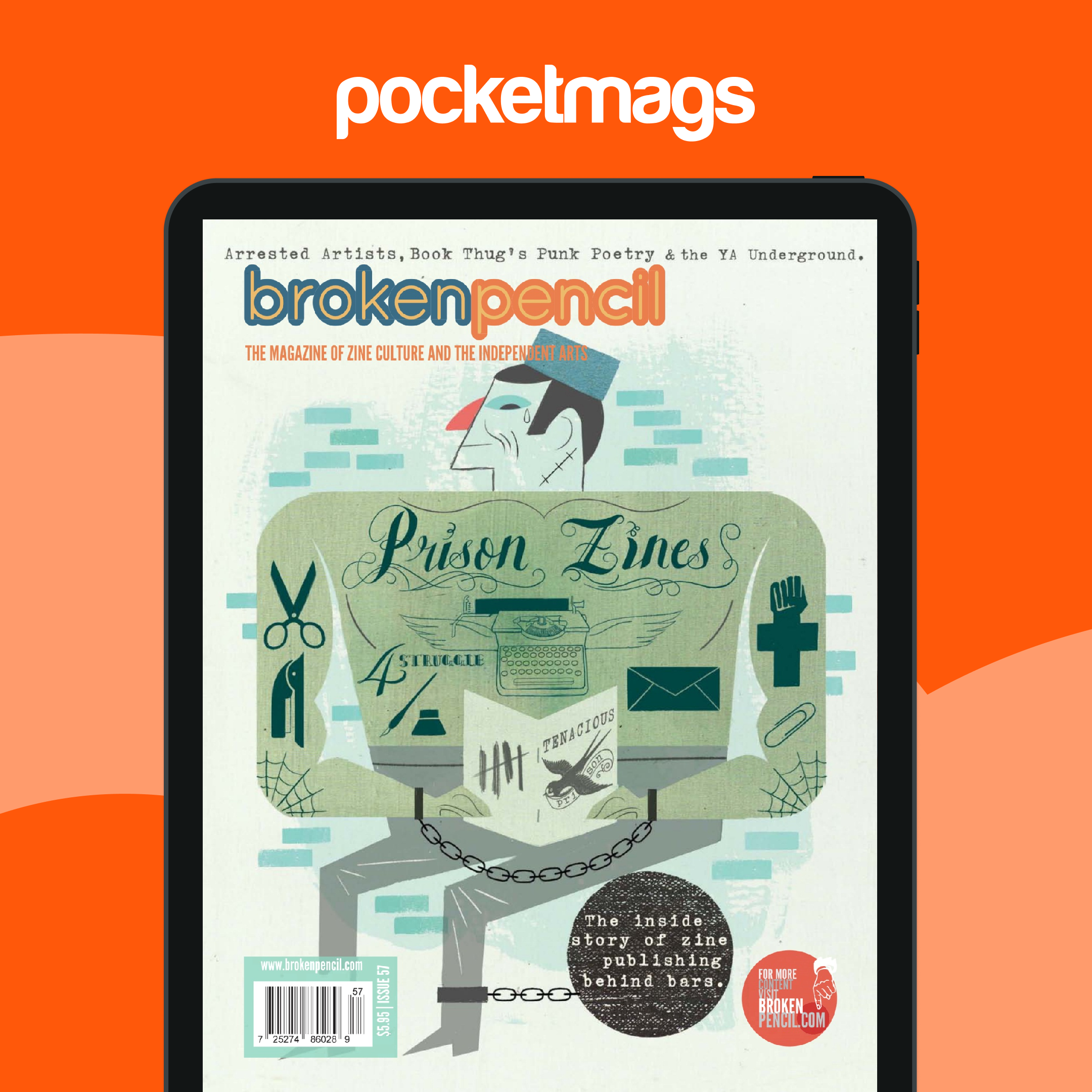 Broken Pencil Magazine - Issue 57 - Fall, The Prison Issue Edição anterior