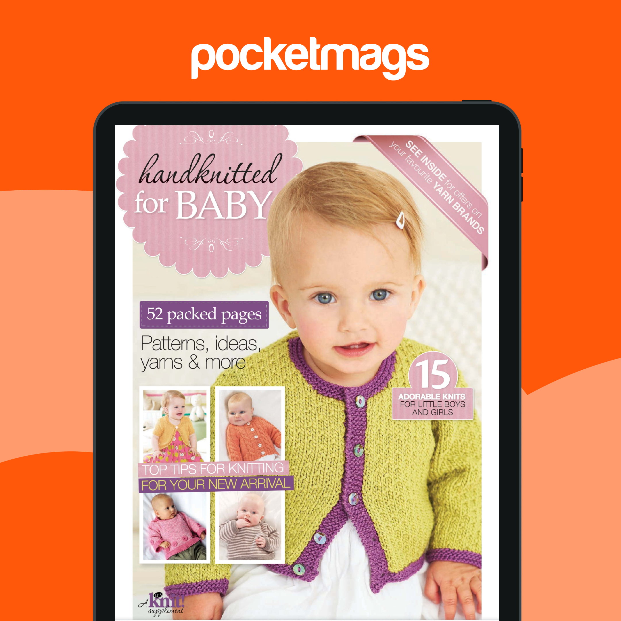 Let's Knit Magazine - Handknitted For Baby Volume One Edición anterior