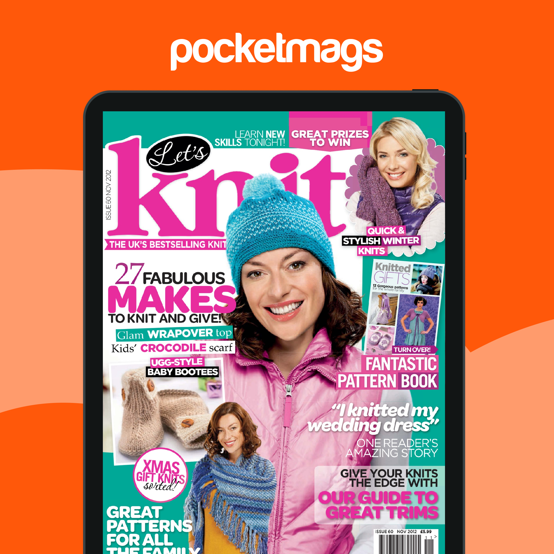 Let's Knit Magazine - November 2012 Back Issue