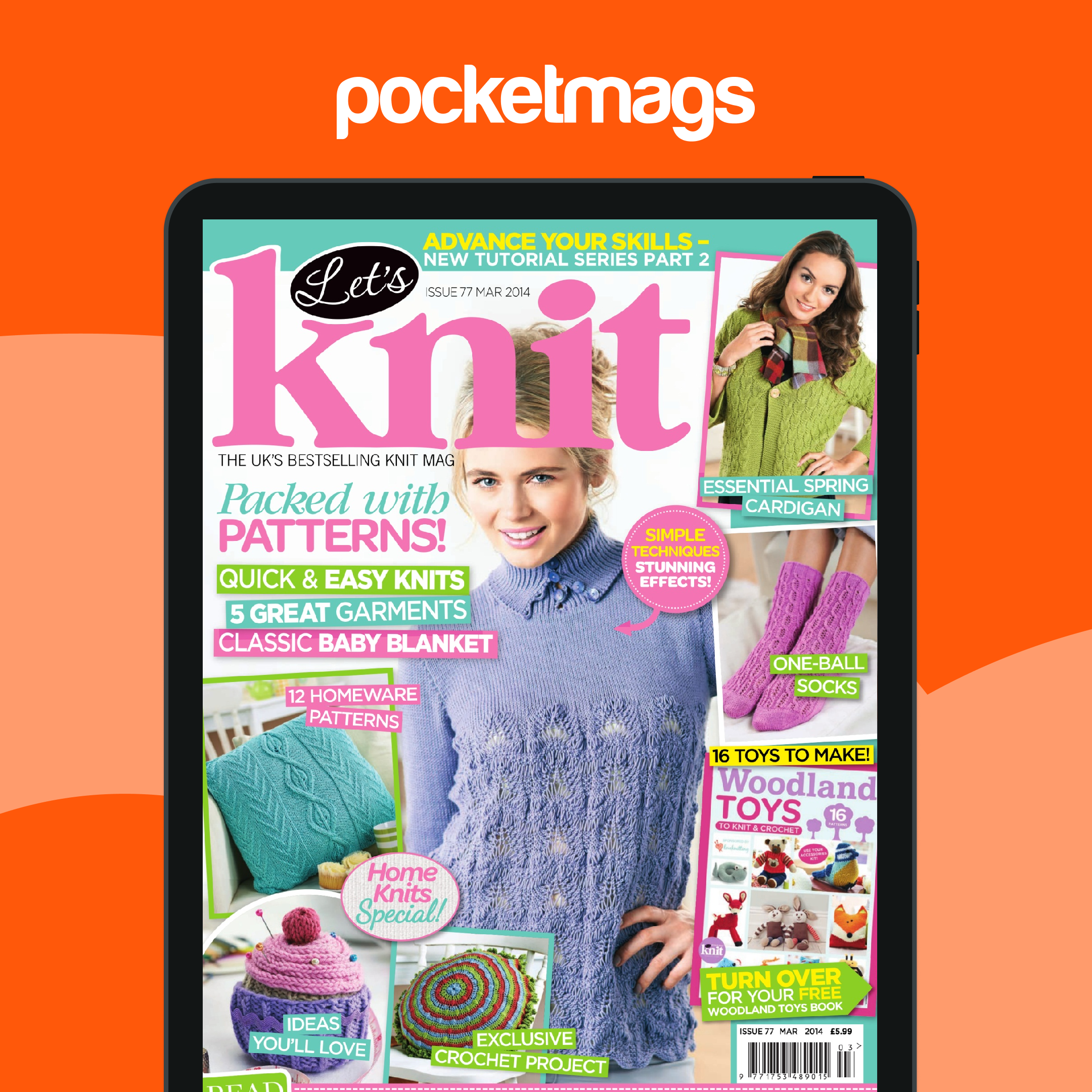 Let's Knit Magazine - Mar-14 Back Issue