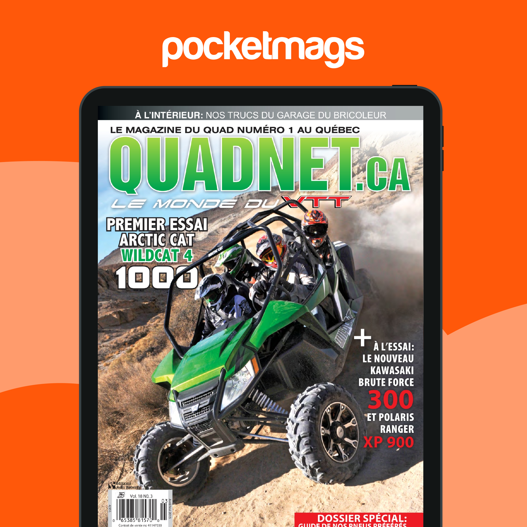 Quadnet Magazine - Avril 2013 Edición anterior