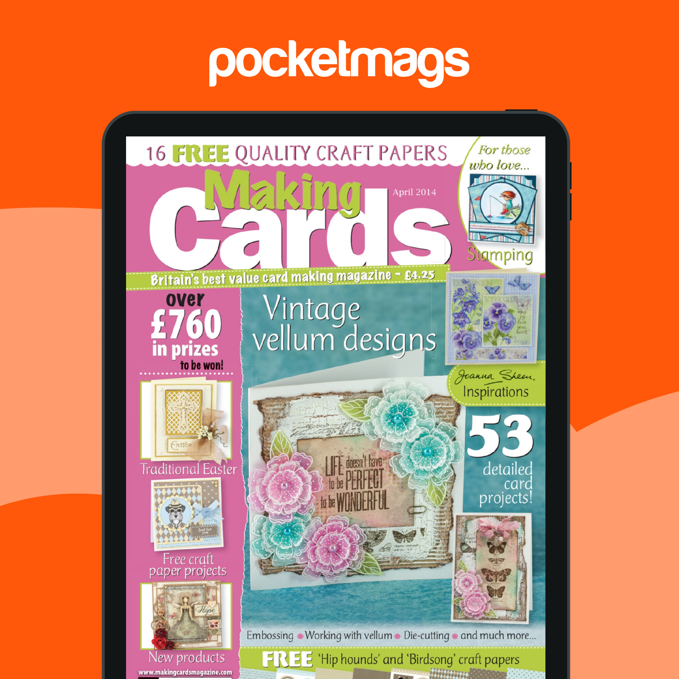 Making Cards & Papercraft Magazine - April 2014 Edición anterior