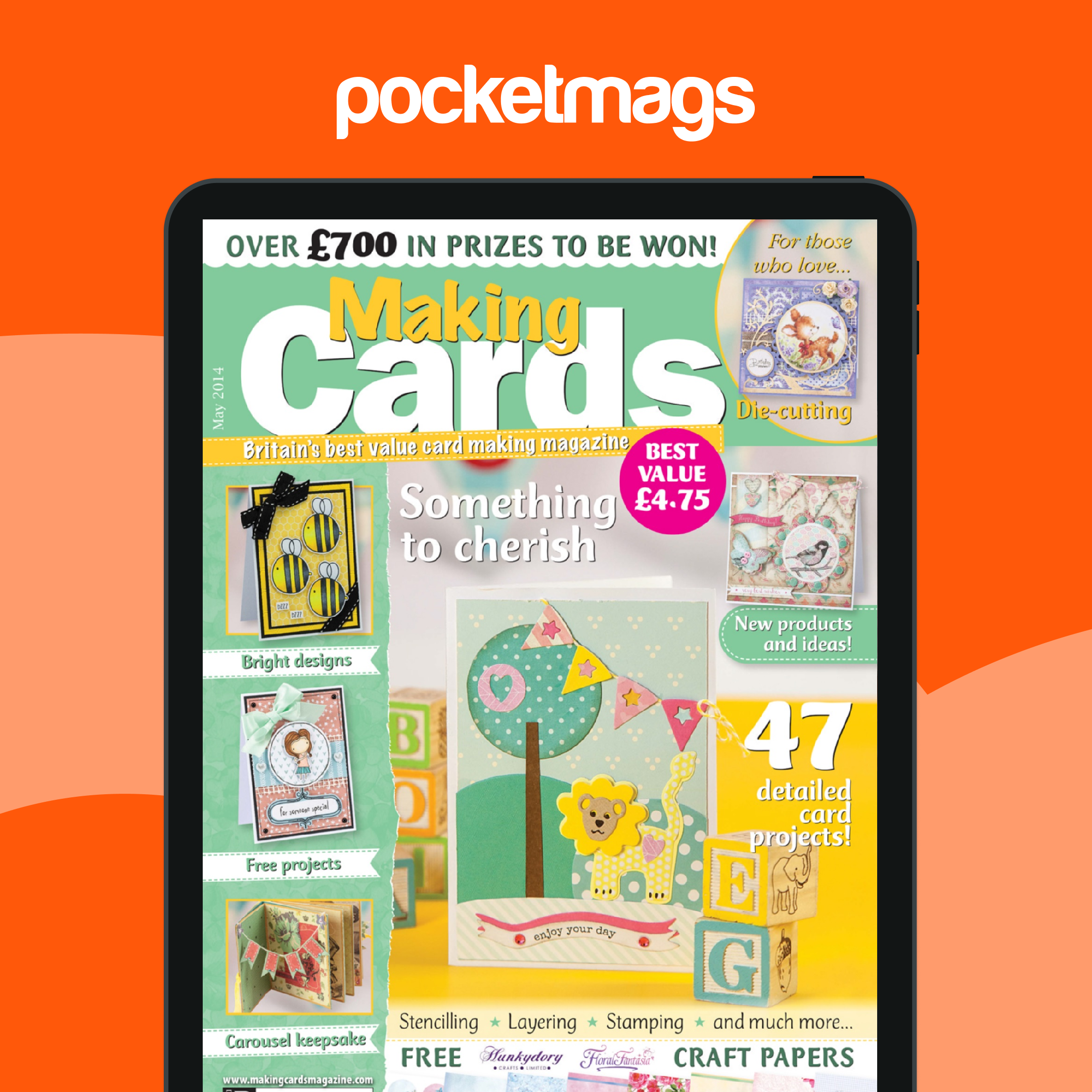 Making Cards & Papercraft Magazine - May 2014 Retour à l'édition précédente