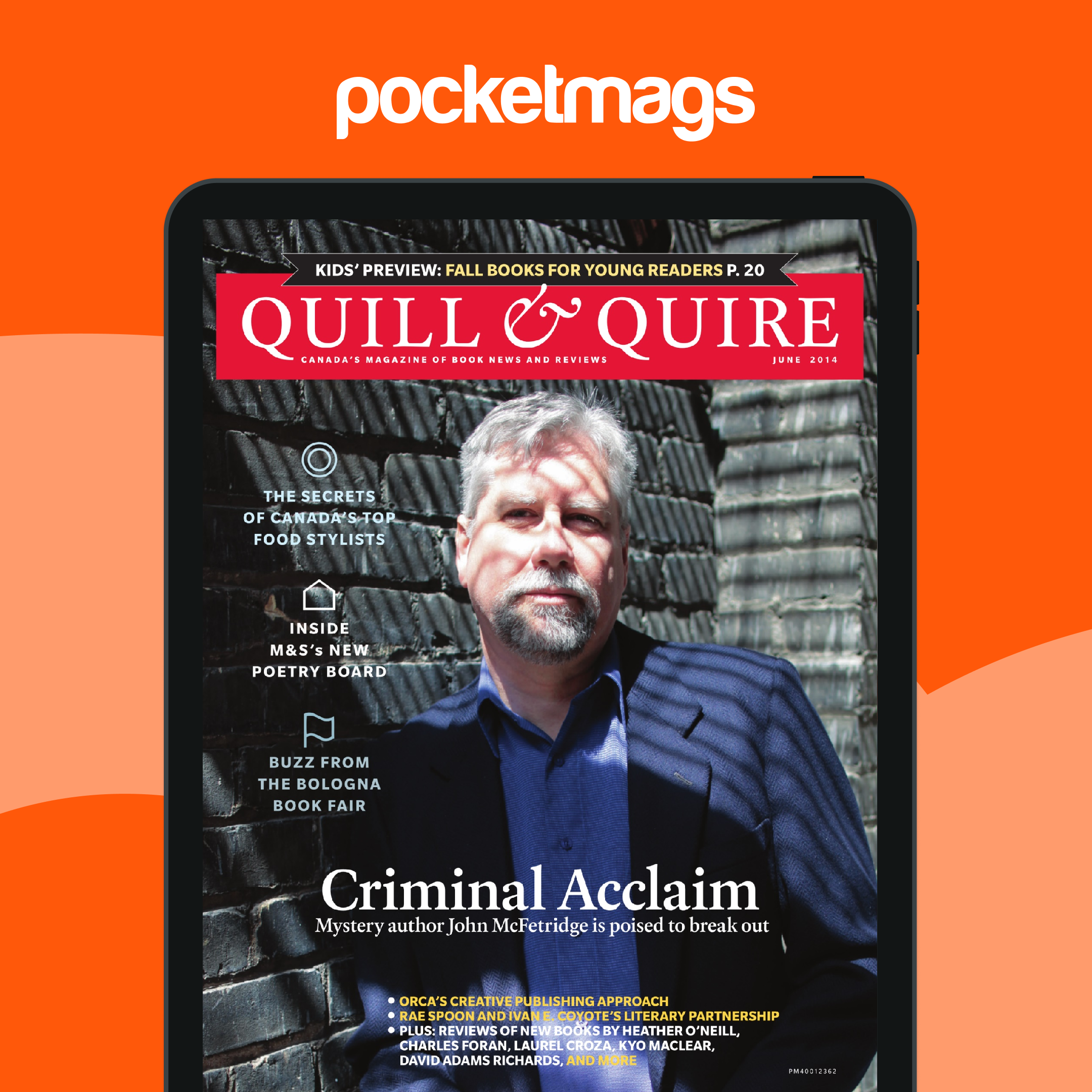 Quill & Quire Magazine - JUNE 2014 Edición anterior
