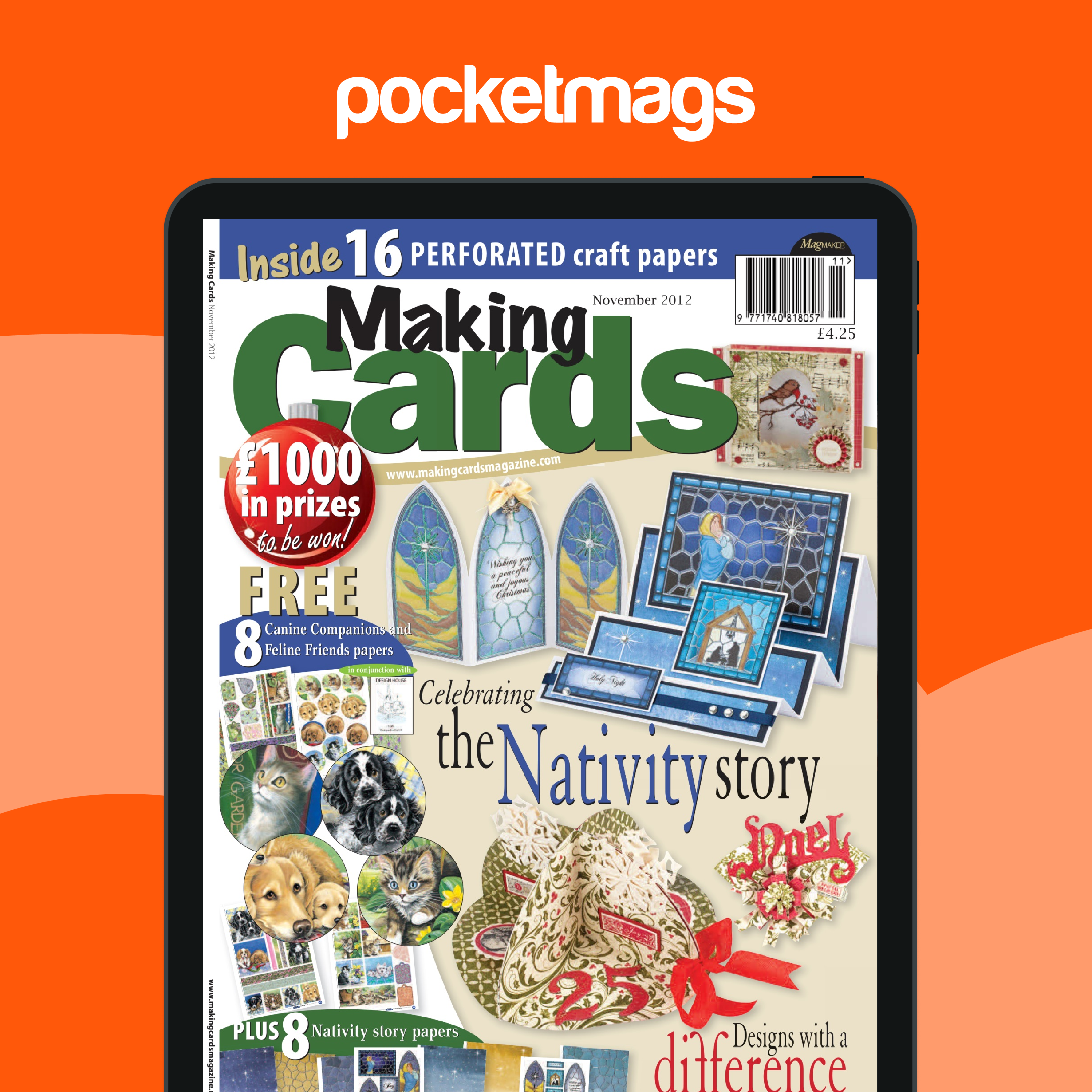 Making Cards & Papercraft Magazine - November 2012 Edición anterior