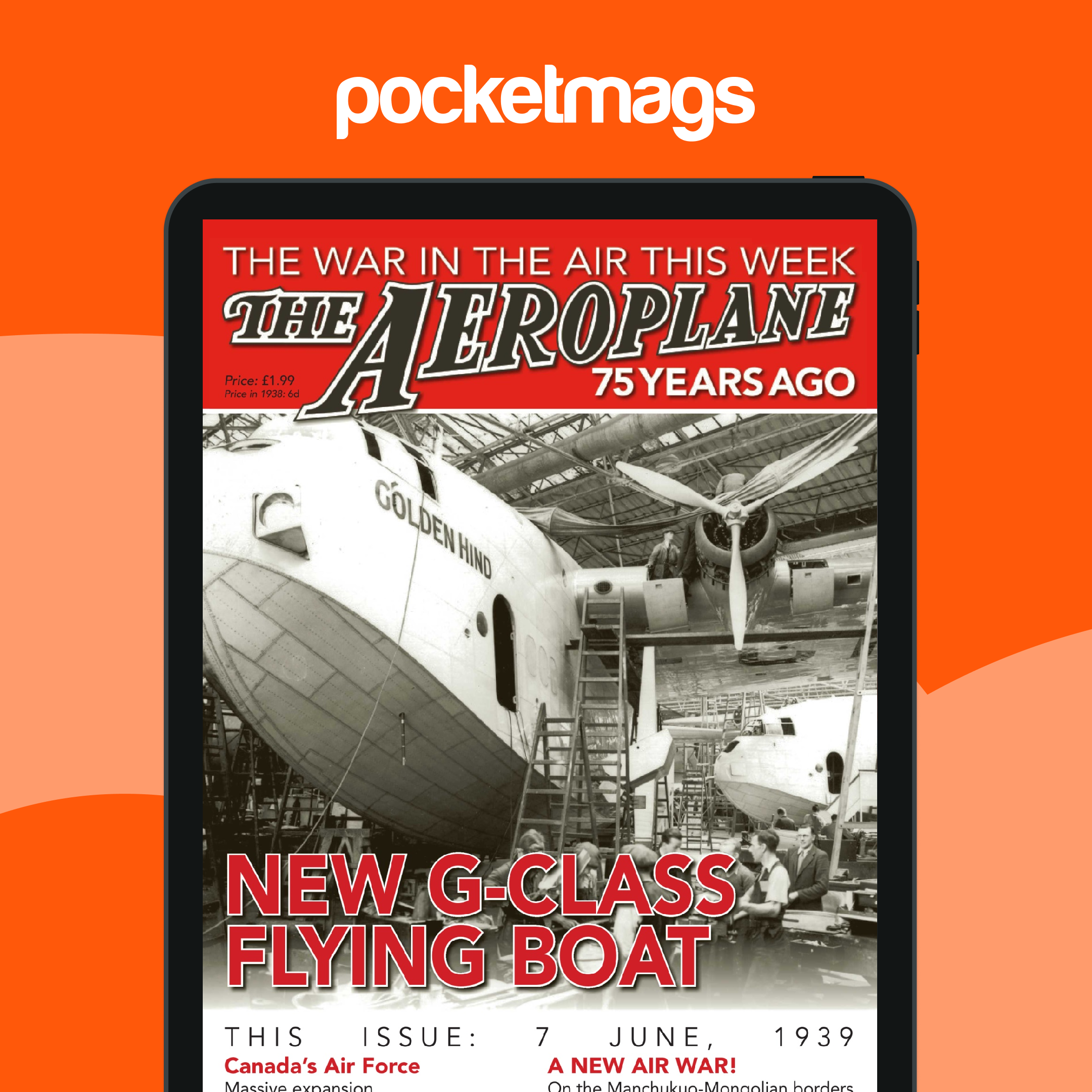 Aeroplane Weekly - The War in the Air 75 years ago Magazine - *38 New G ...