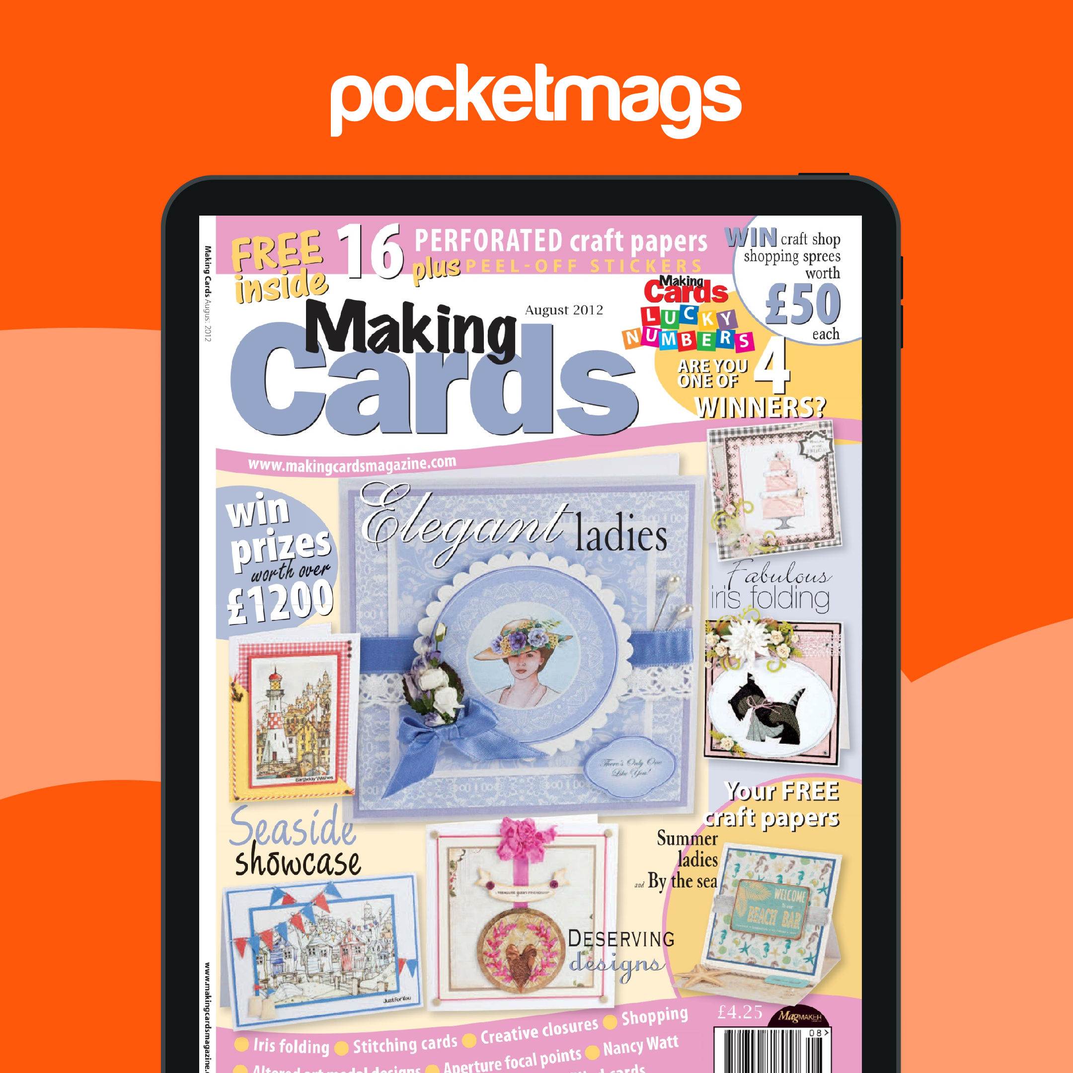 Making Cards & Papercraft Magazine - August 2012 Edición anterior
