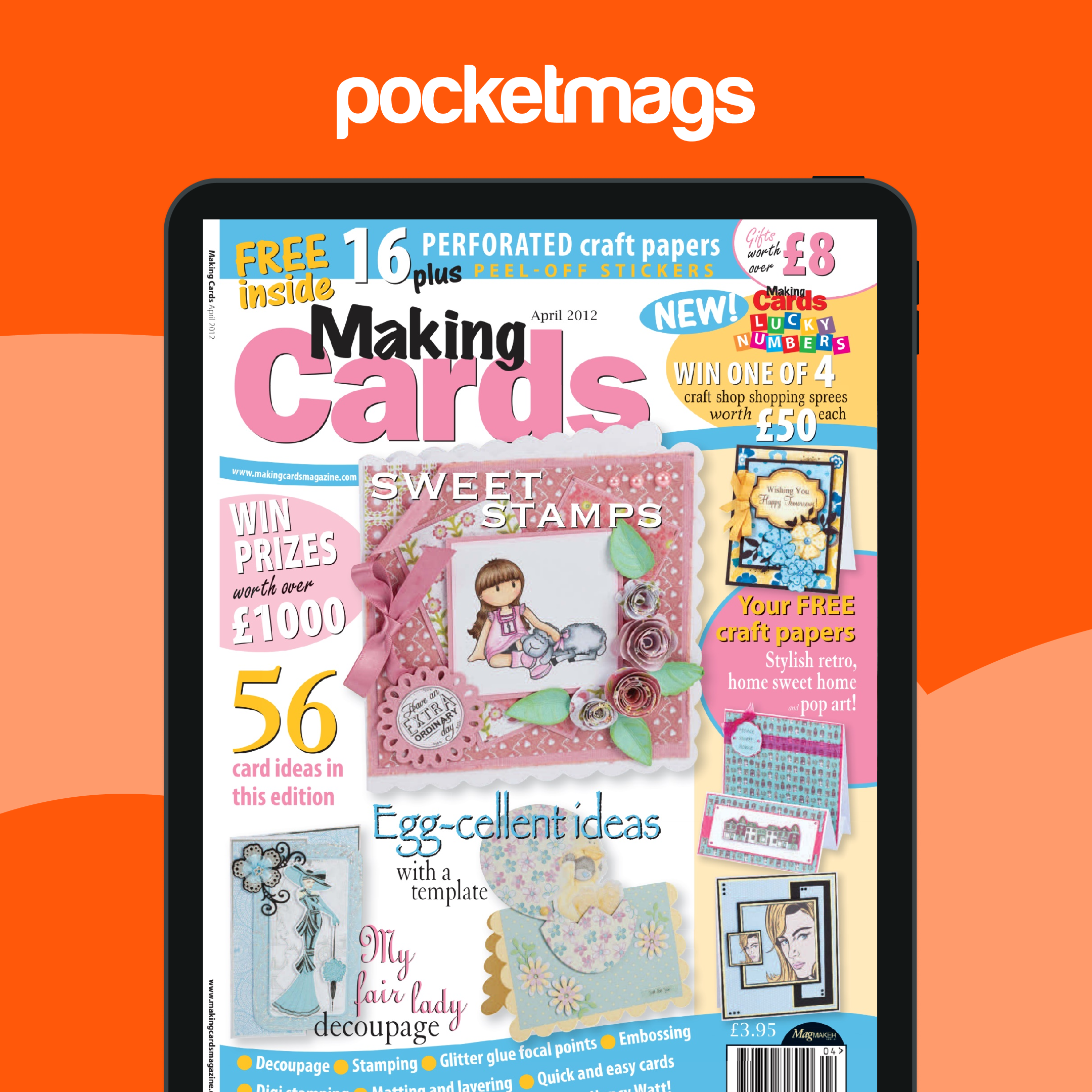 Making Cards & Papercraft Magazine - April 2012 Edición anterior