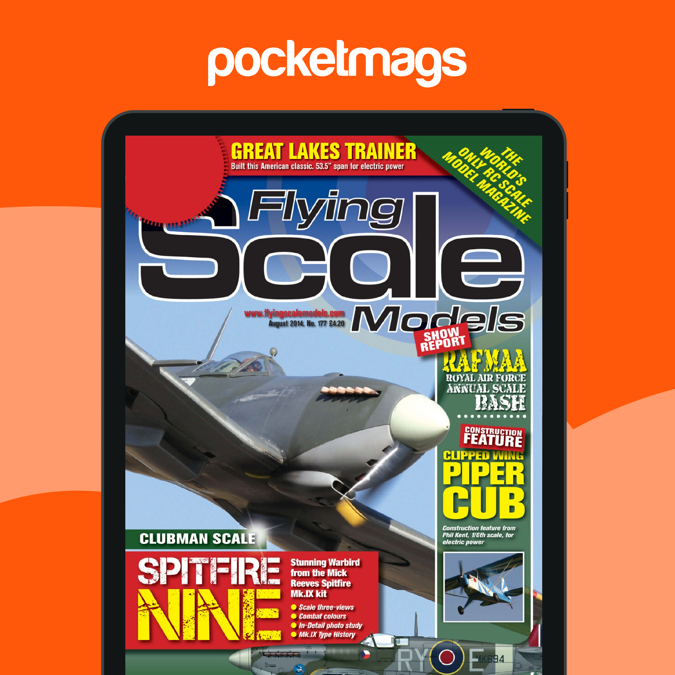 Flying Scale Models Magazine - Aug-14 Back Issue
