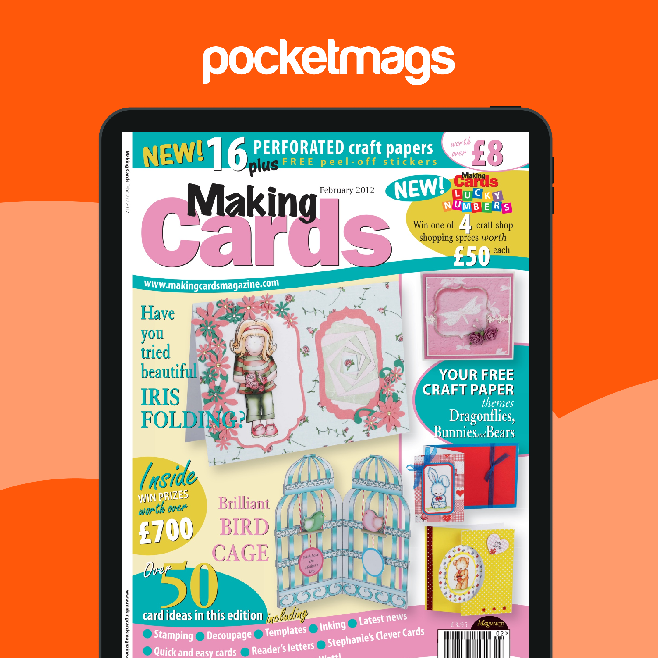 Making Cards & Papercraft Magazine - February 2012 Edición anterior