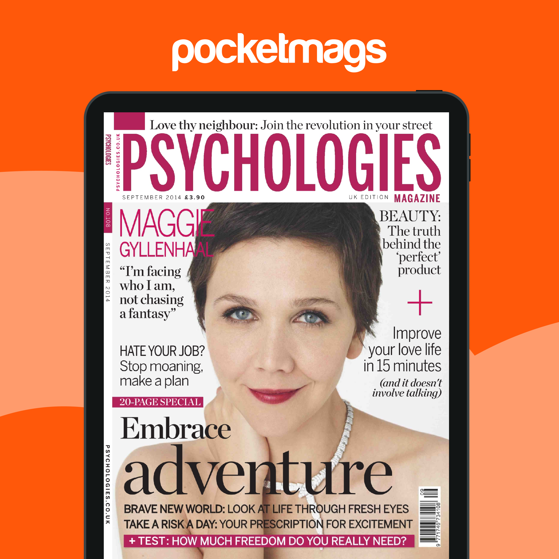 Psychologies Magazine - No.108 Maggie Gyllenhaal Back Issue