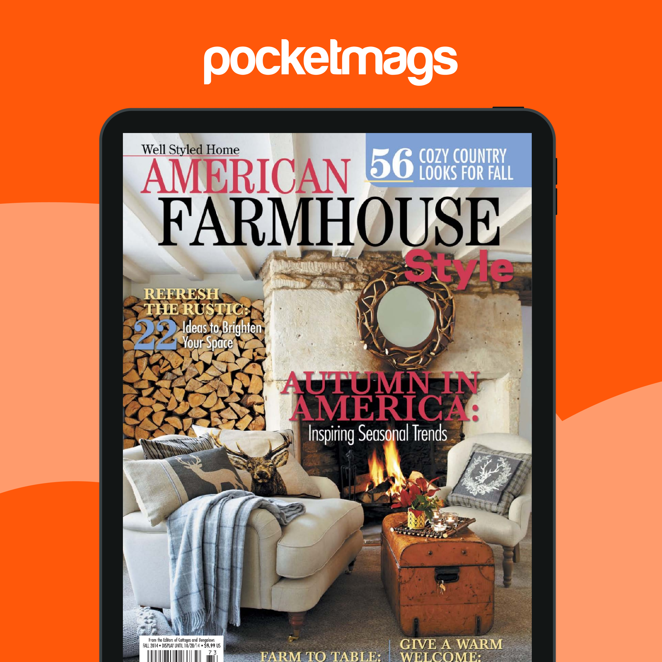 Cottages and Bungalows Magazine - American Farm house Style Fall 2014 ...