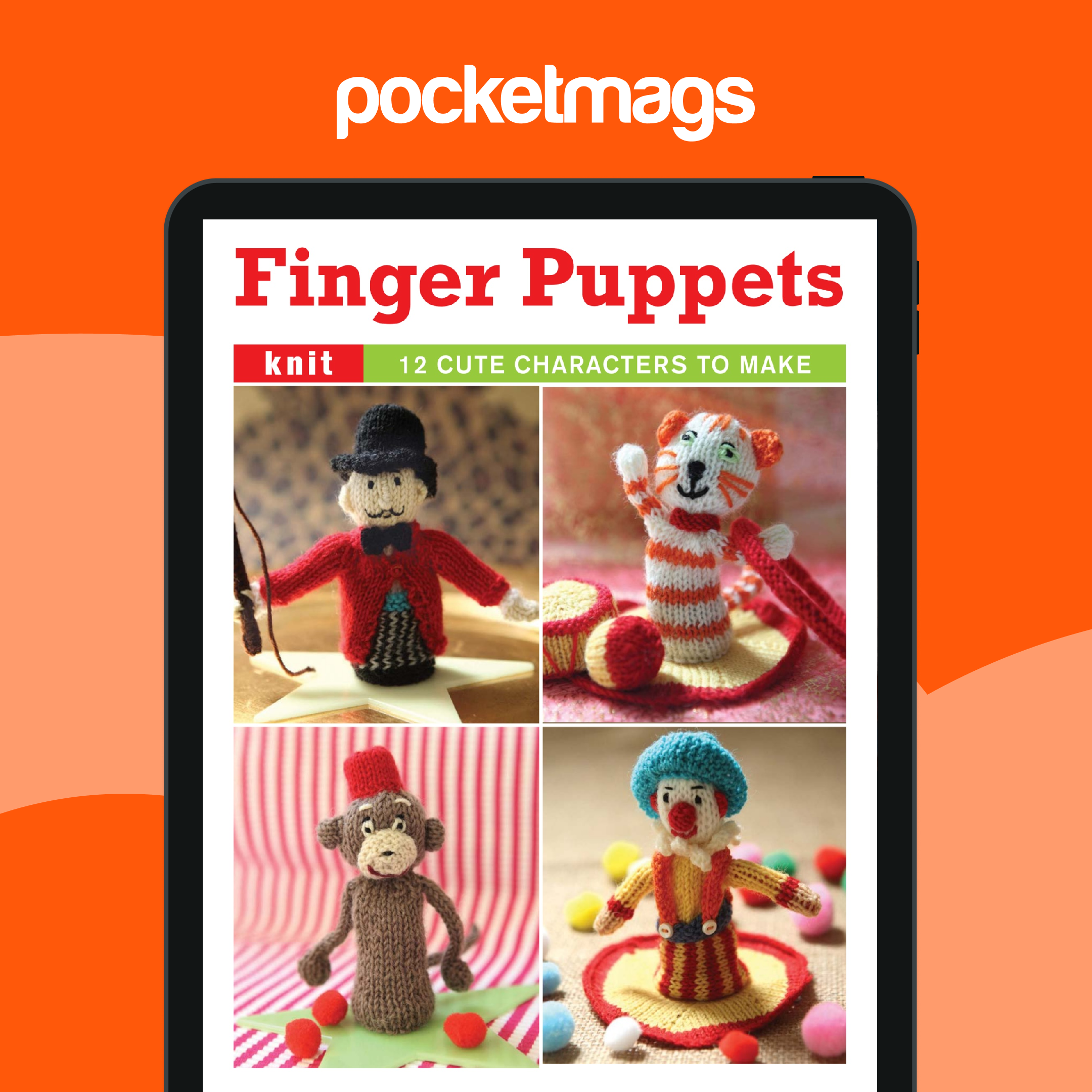 Knitting Magazine - Knitted finger puppets (booklet) Special Issue