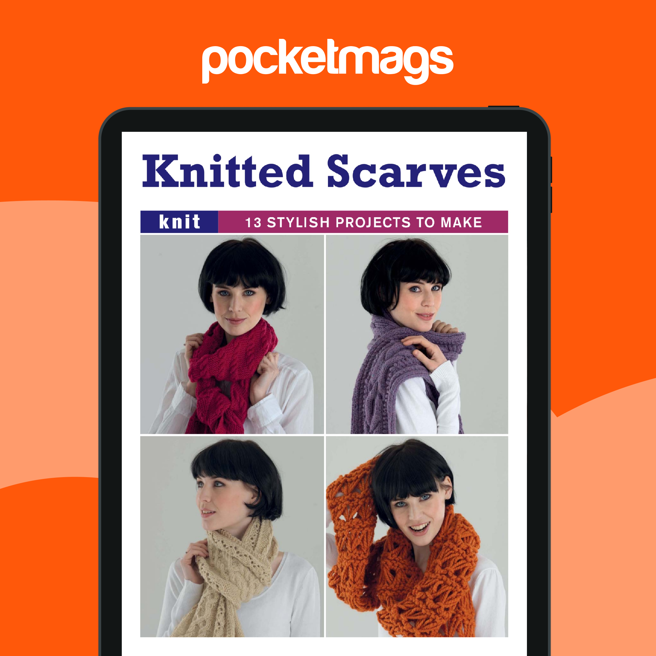 Knitting Magazine - Knitted scarves (booklet) Special Issue