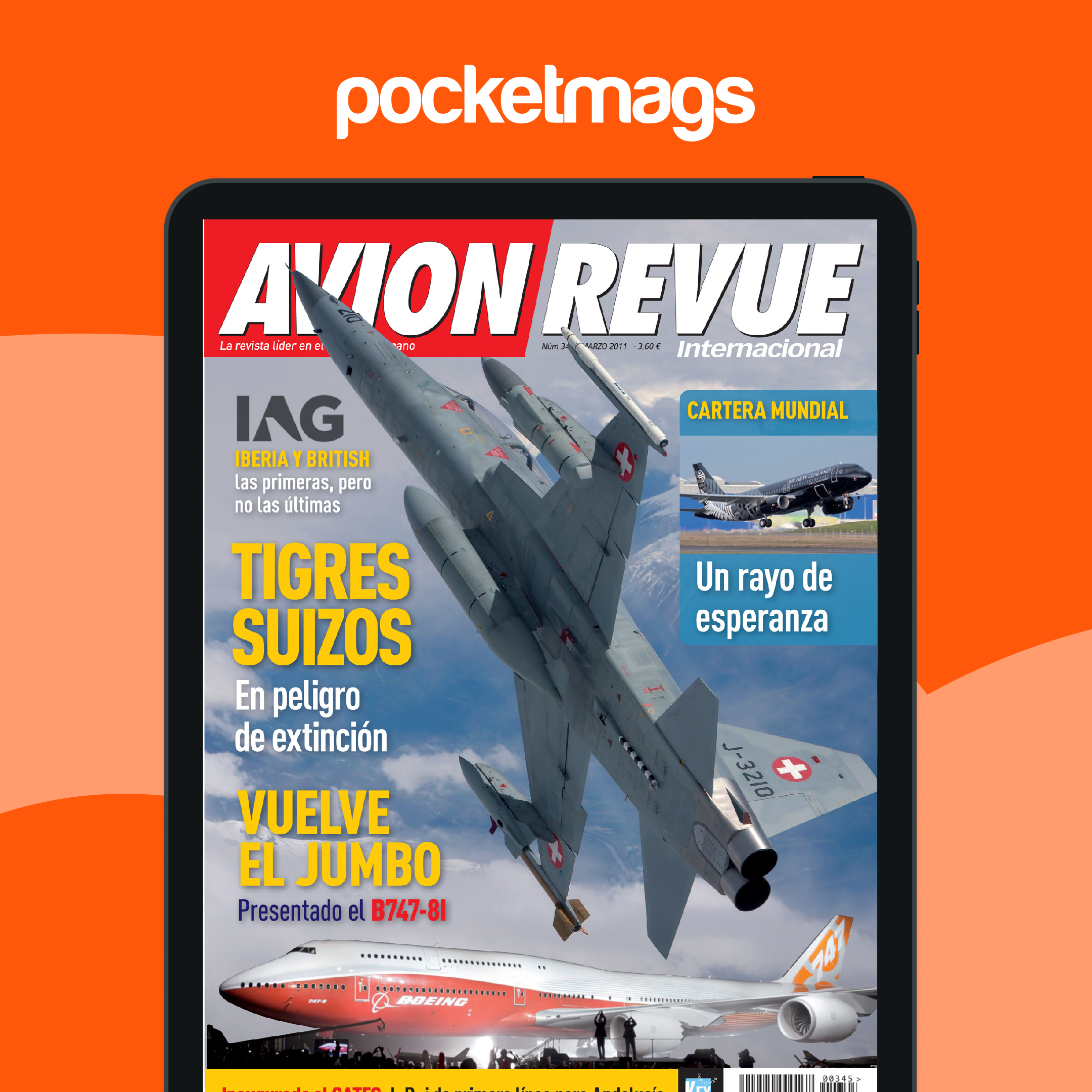 Avion Revue Internacional Magazine - Numero 345 Marzo 2011 Edición anterior