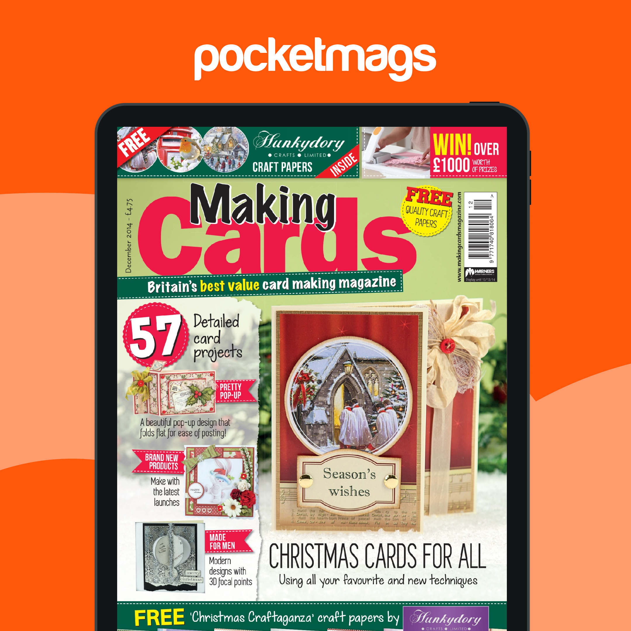 Making Cards & Papercraft Magazine - December 2014 Edición anterior