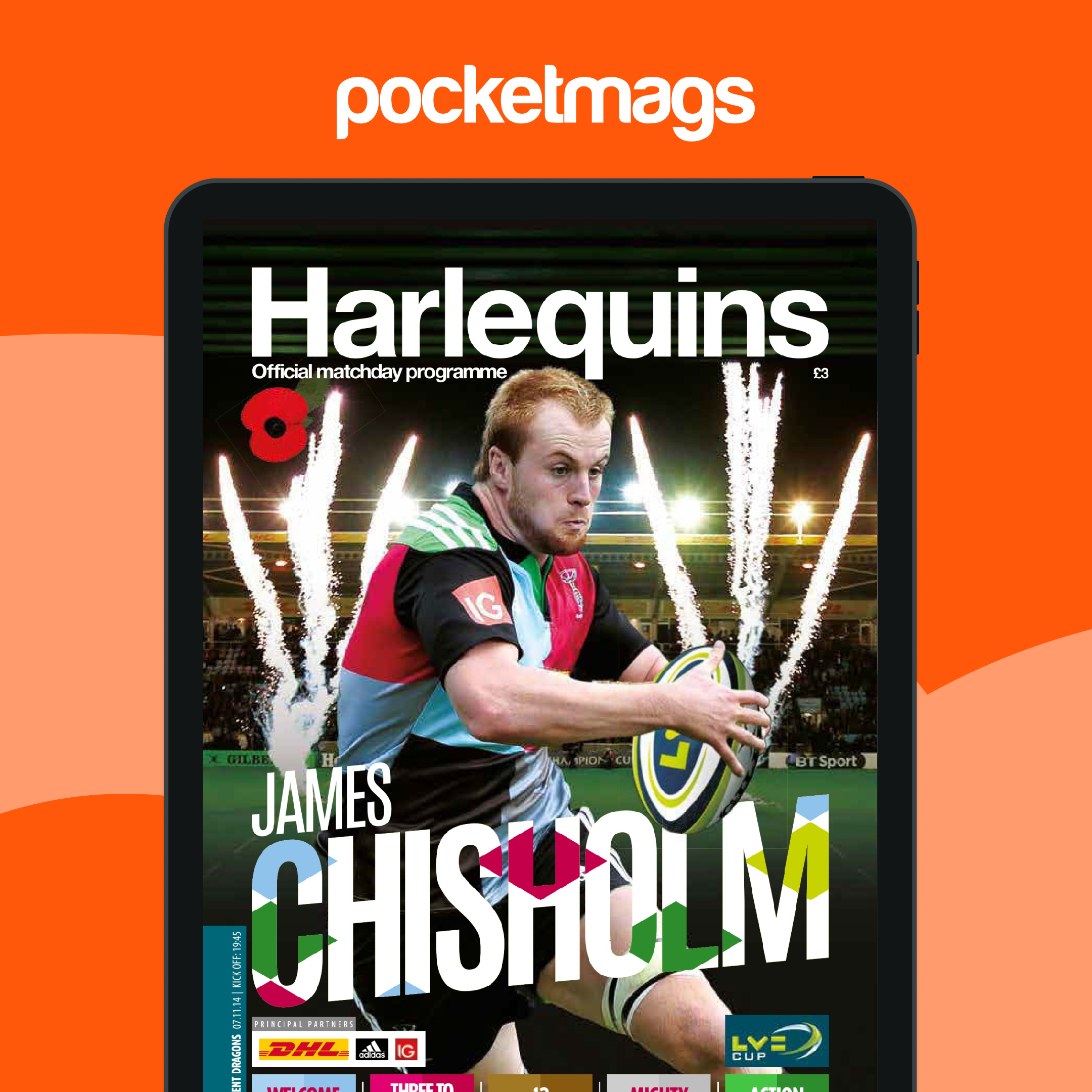 Harlequins Magazine - Newport Gwent Dragon Edición anterior