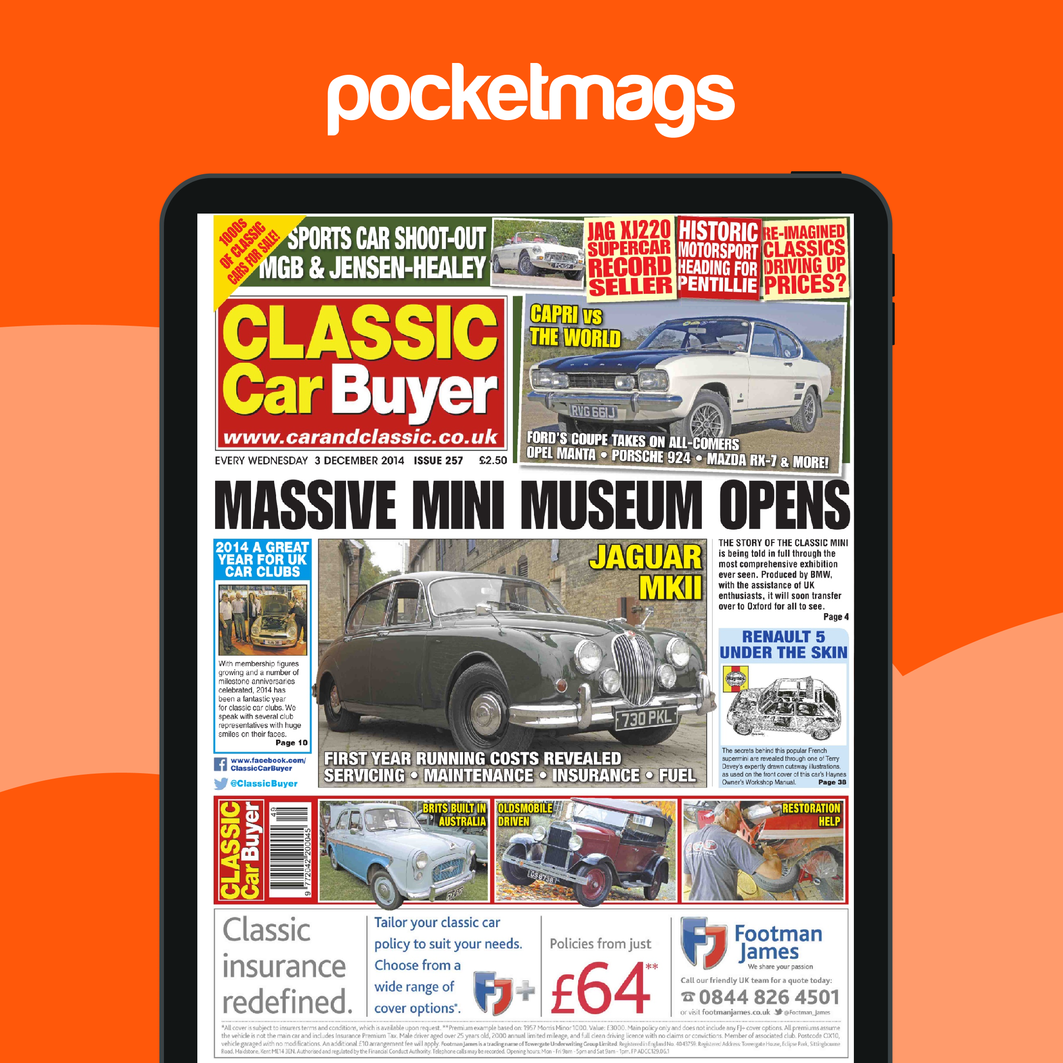 Classic Car Buyer Magazine - No.256 Massive Mini Museum Opens Edición ...