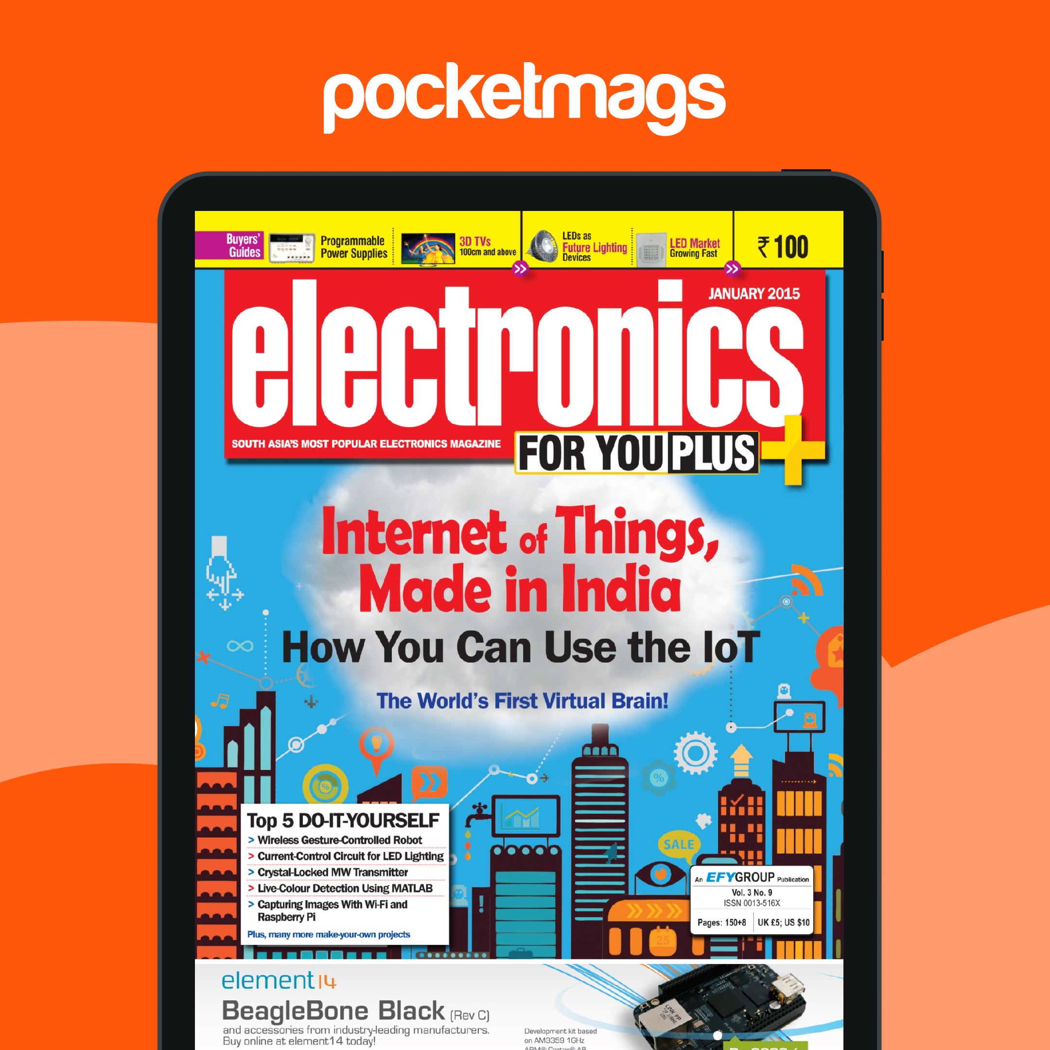Electronics For You Magazine - Electronics For You, January 2015 Back Issue