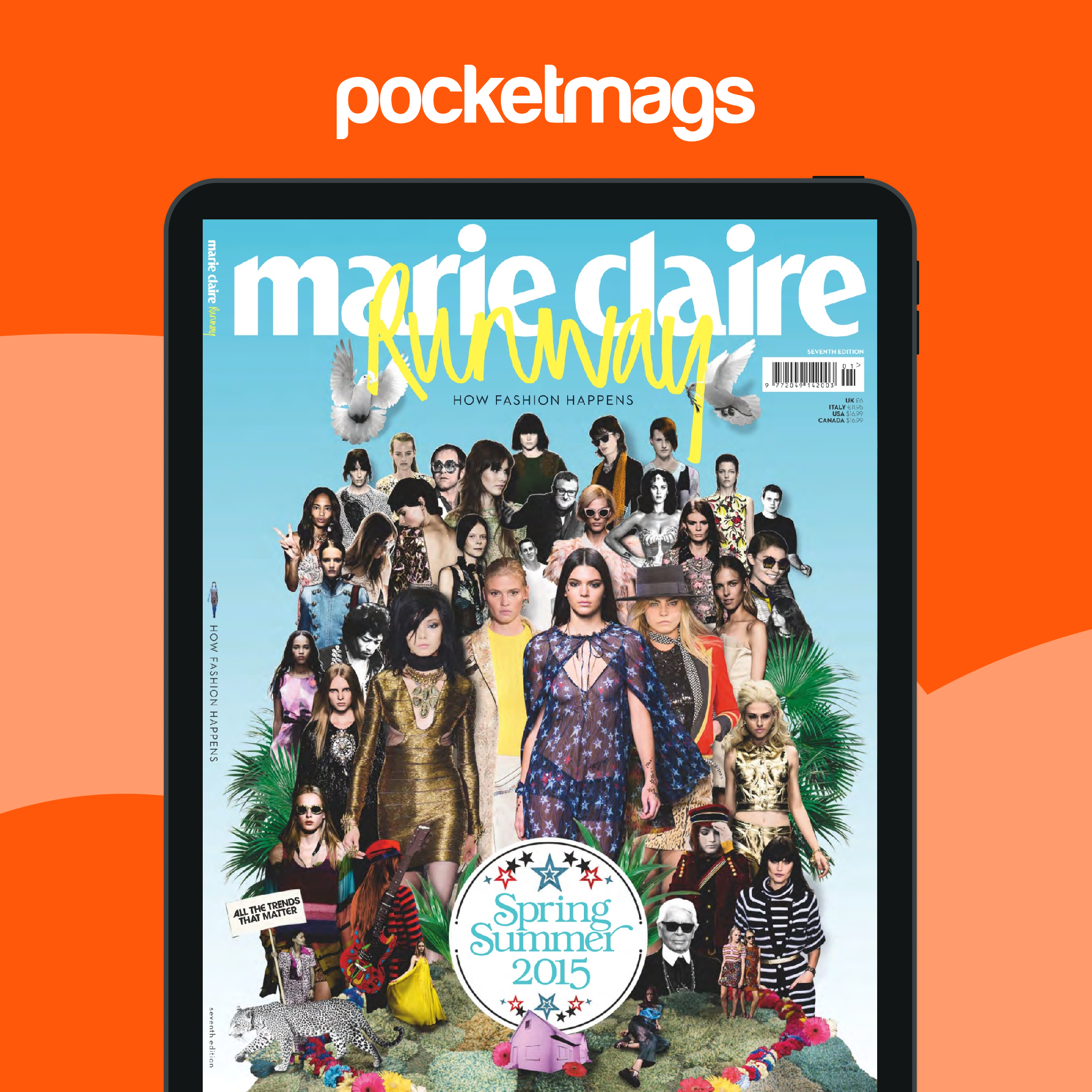Marie Claire Magazine - Spring Summer Runaway 2015 Special Issue