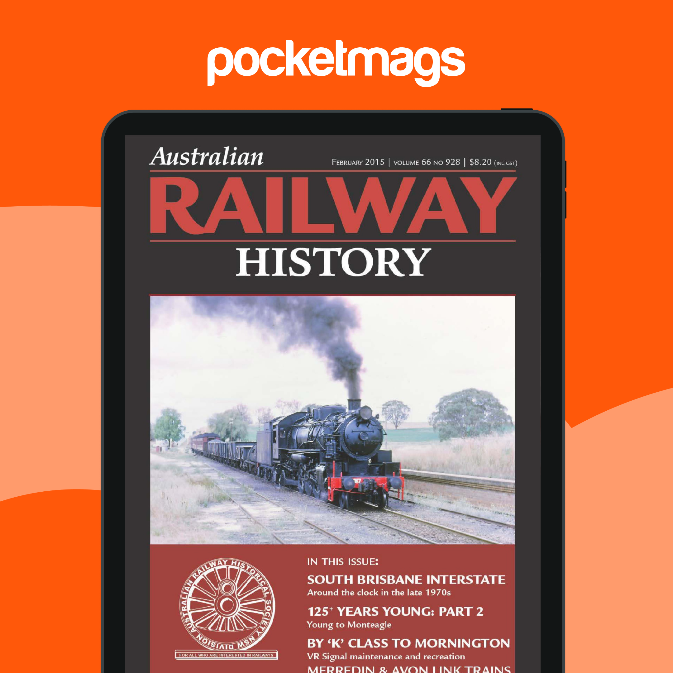 Australian Railway History Magazine - Feb-15 Edición anterior