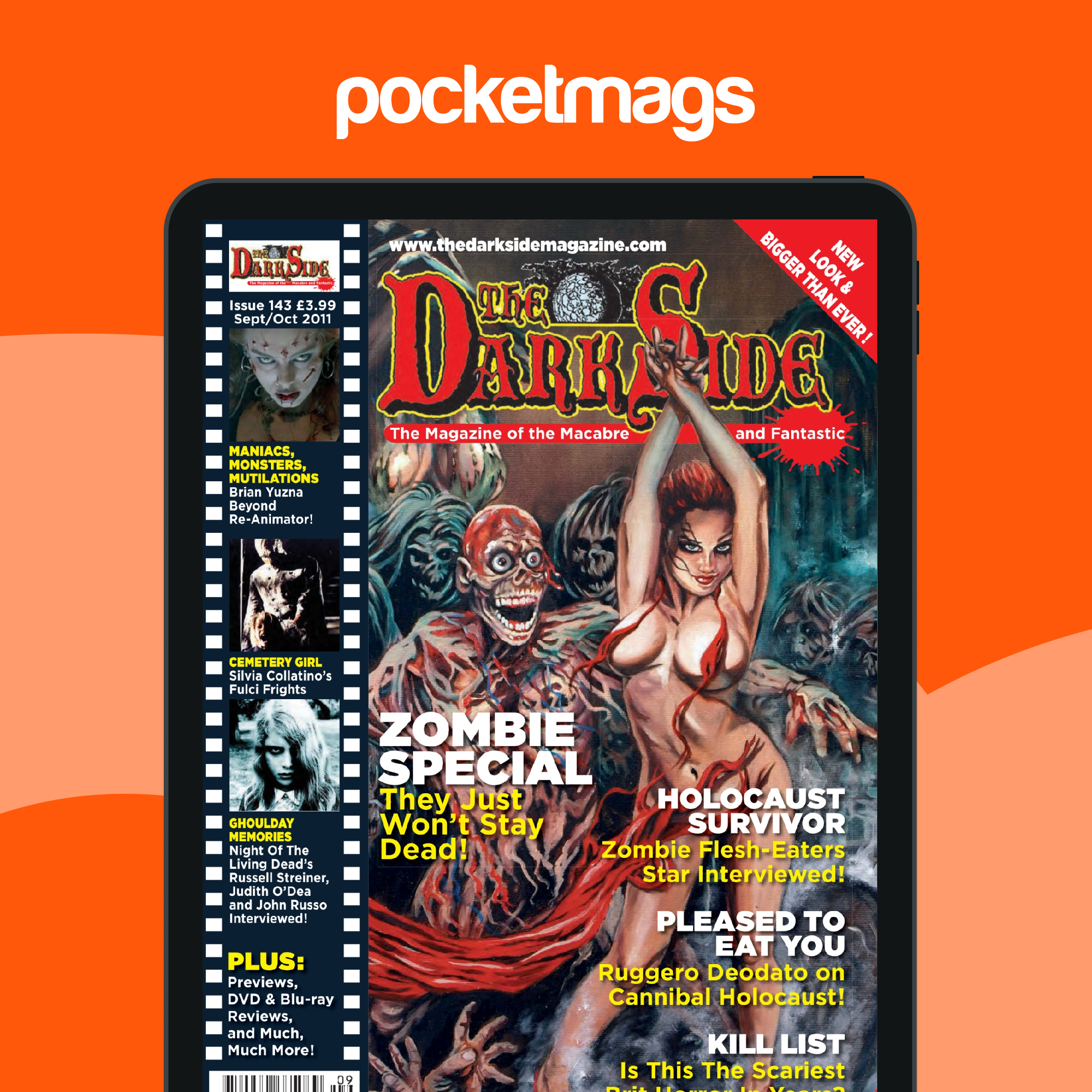 The Darkside Magazine - Issue 143: The Zombie Issue Back Issue