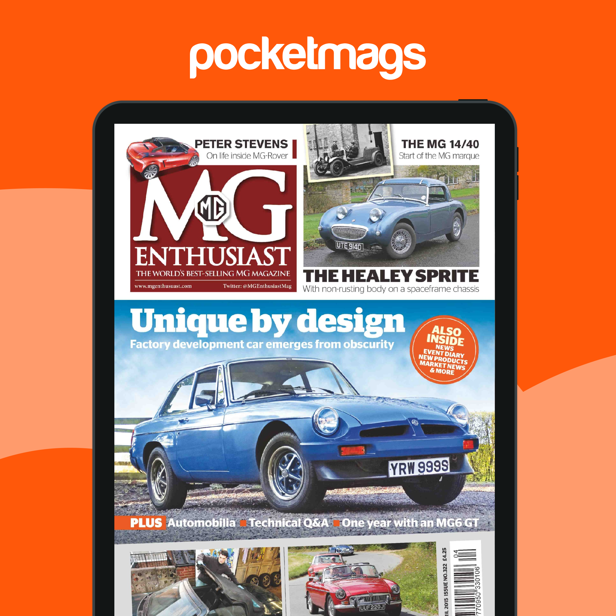 MG Enthusiast Magazine - Vol.45 No.4 Unique by Design Edição anterior