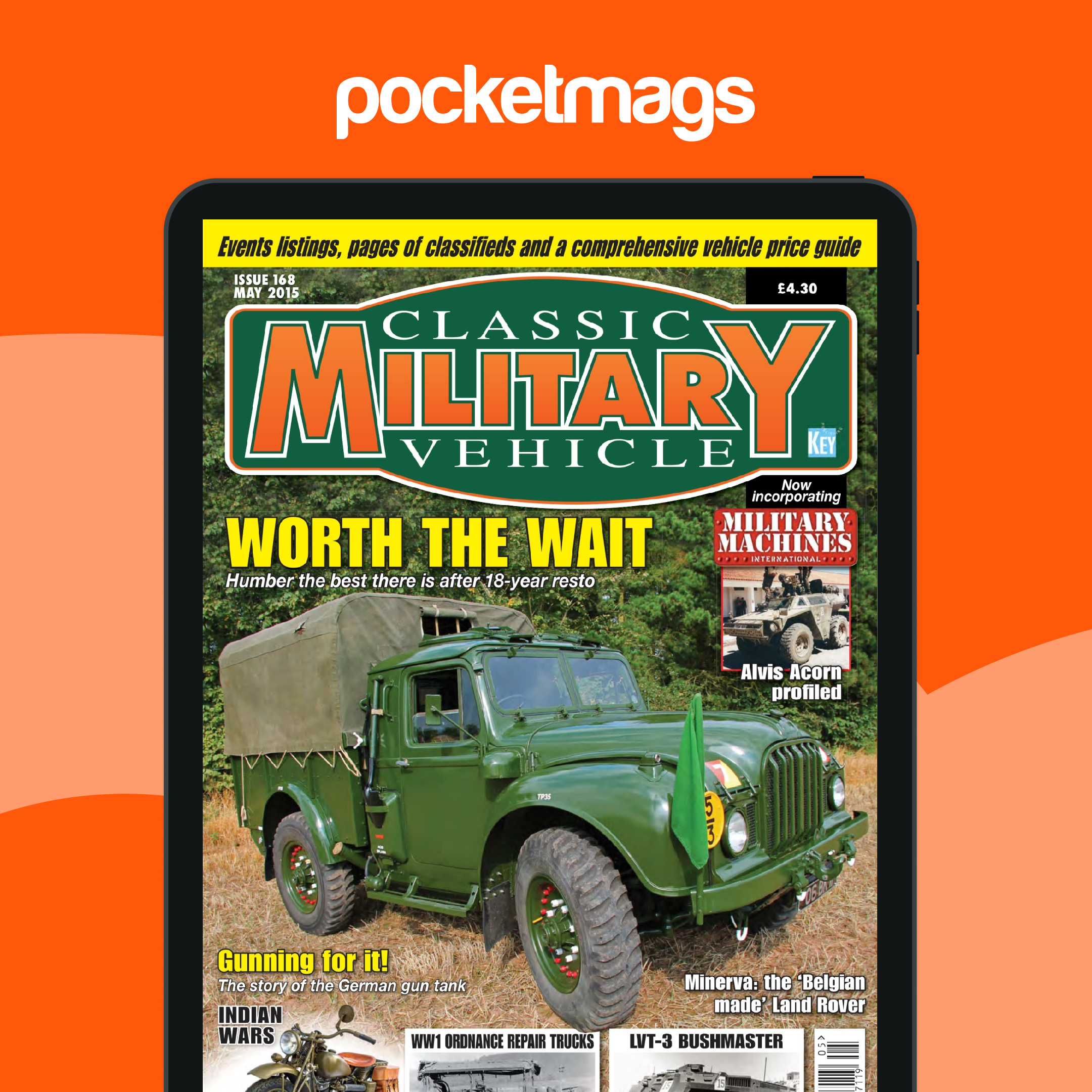 Classic Military Vehicle Magazine - May 2015 Edición anterior