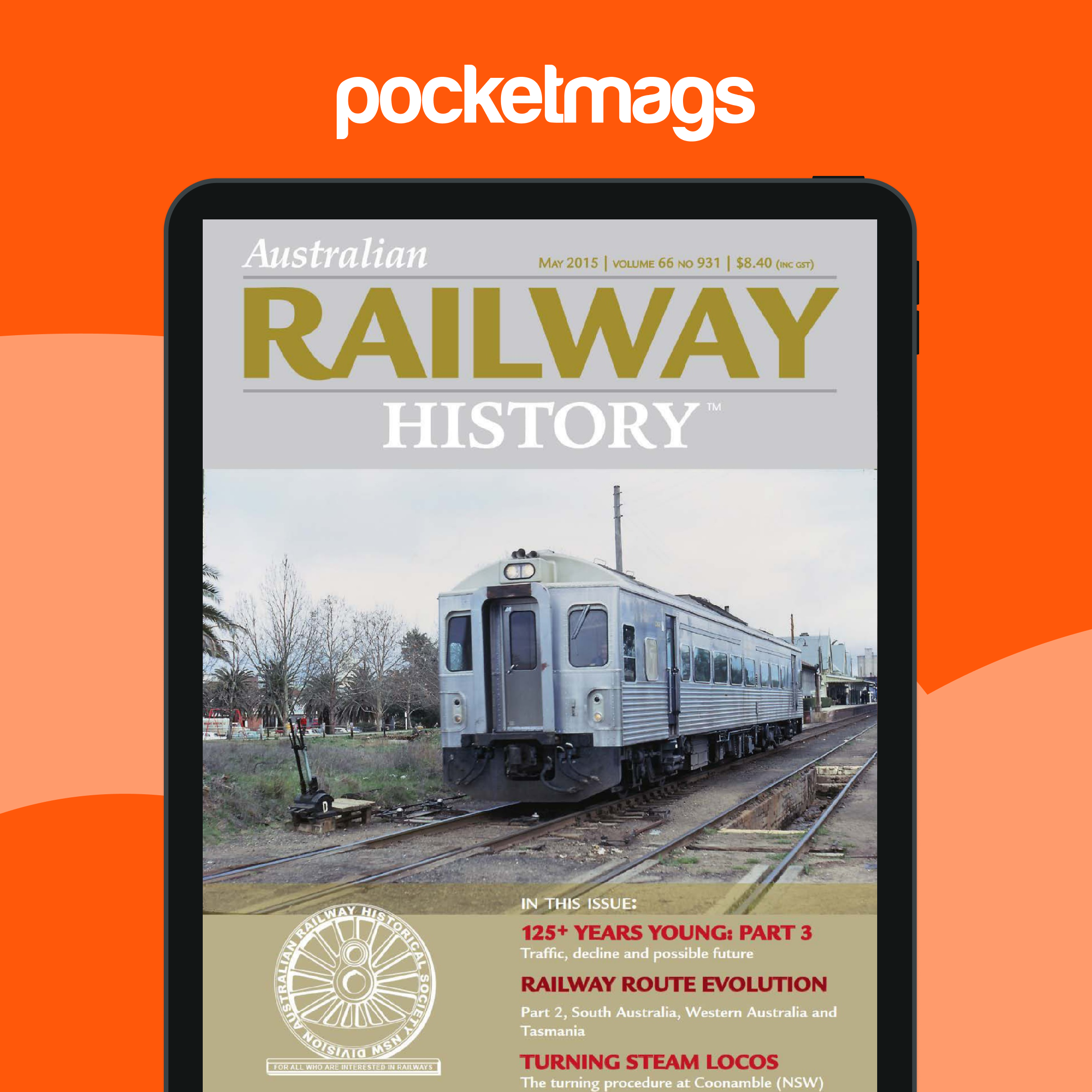 Australian Railway History Magazine - May-15 Edición anterior