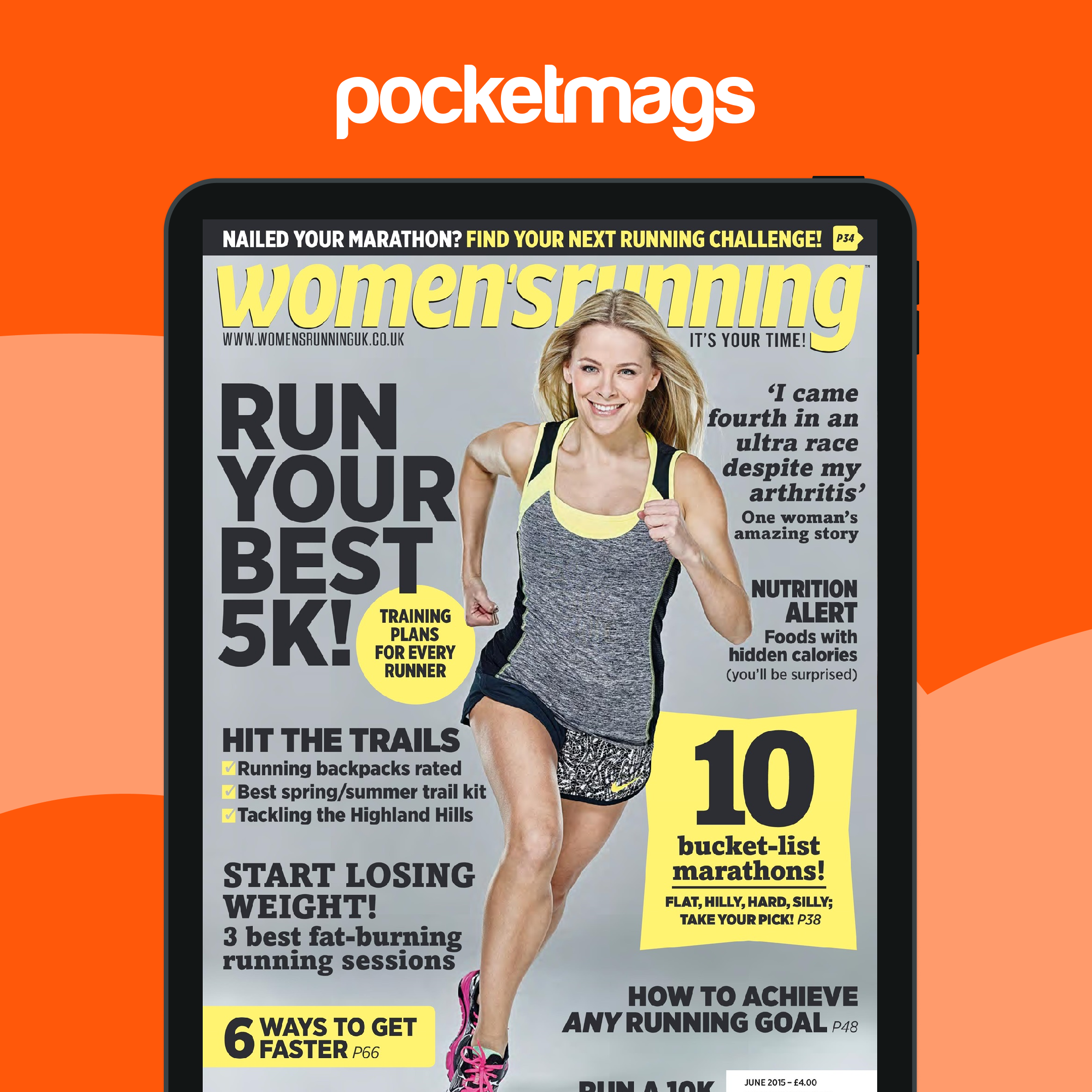 Women’s Running Magazine - Jun 2015 Retour à l'édition précédente