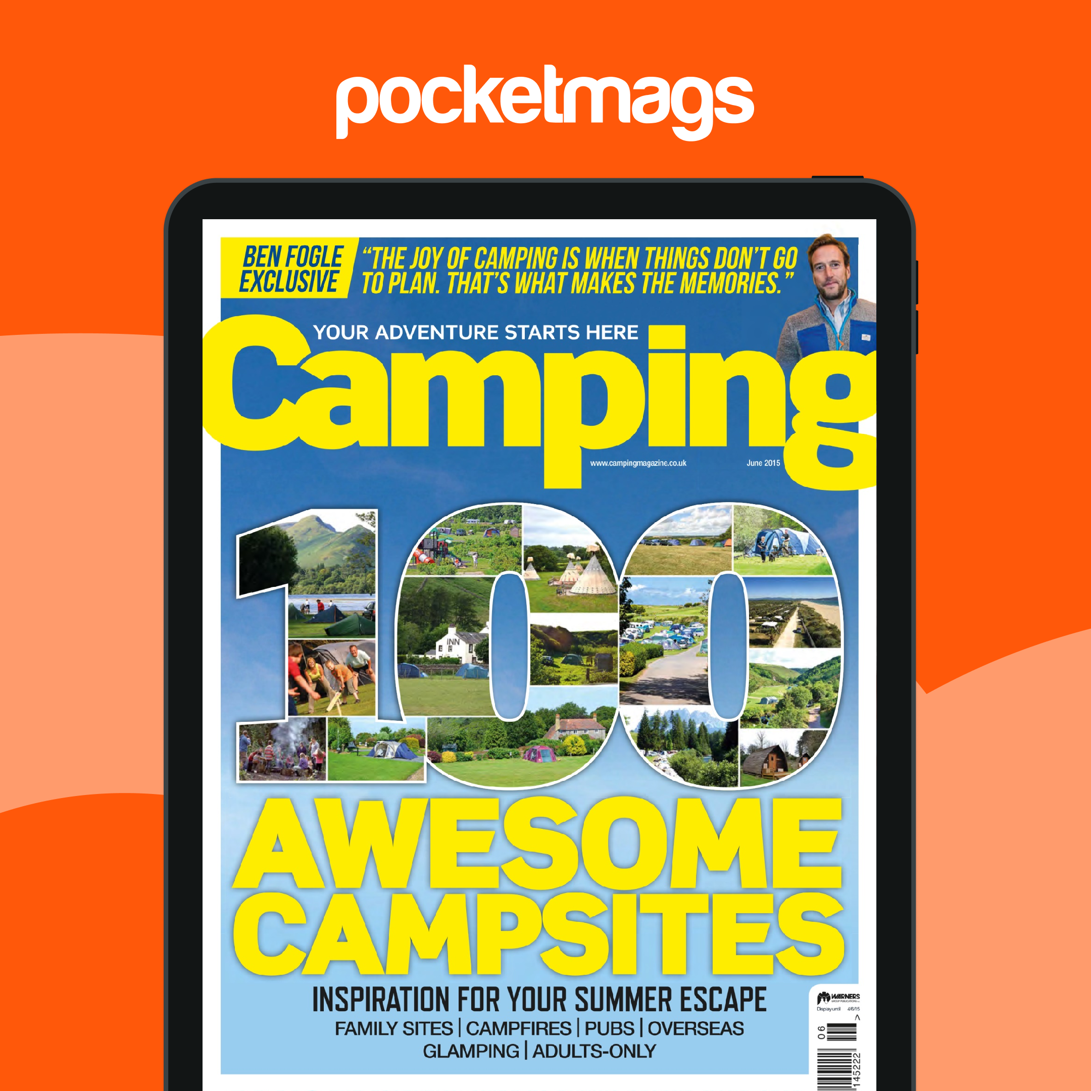 Camping Magazine - June 2015 - 100 AWESOME CAMPSITES Edición anterior