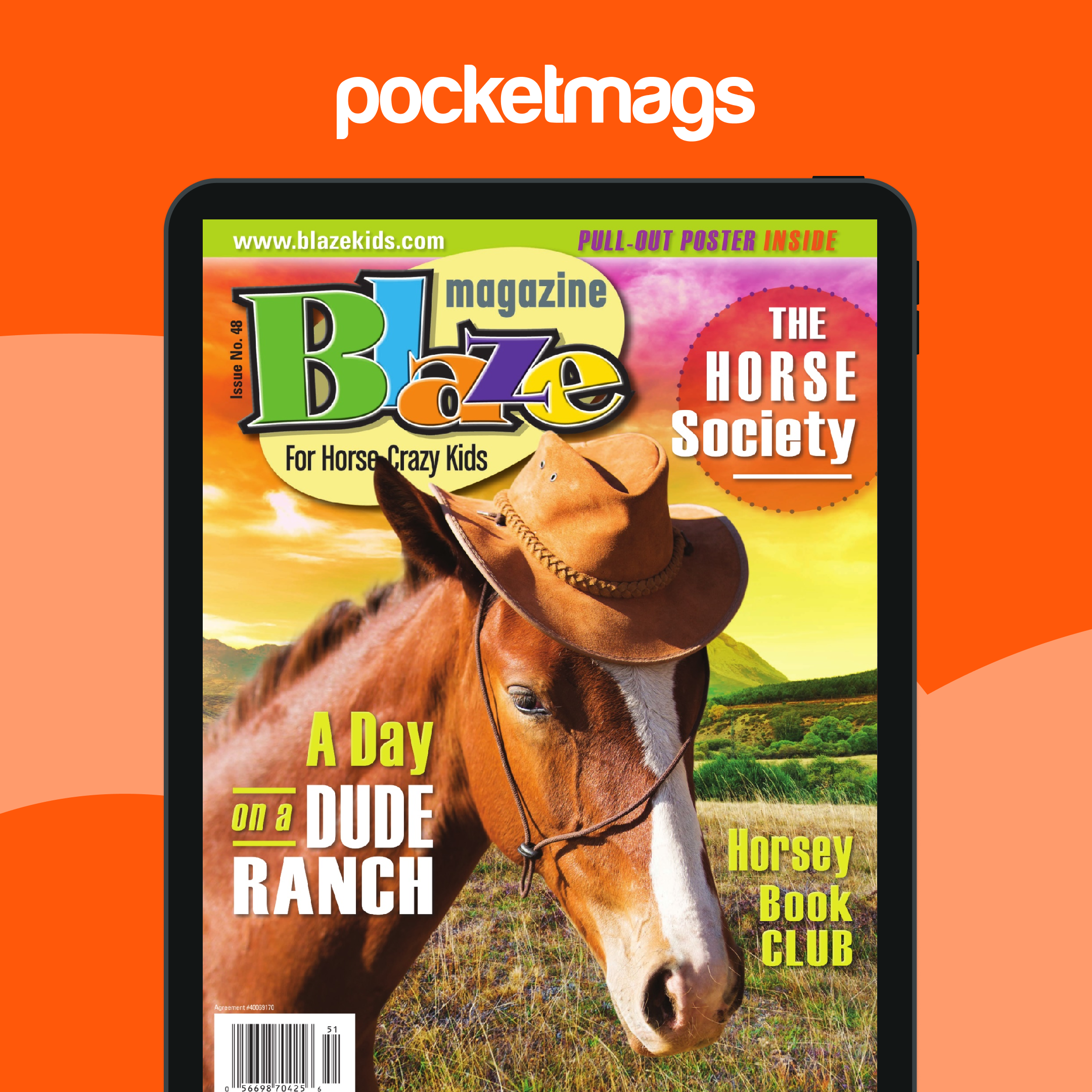 Blaze Magazine For Horse Crazy Kids - Issue No. 48 Spring 2015 Retour à ...