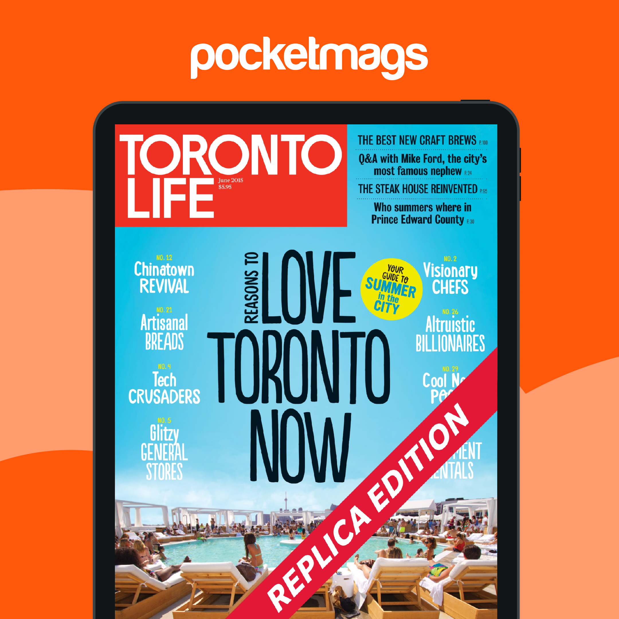 Toronto Life Magazine - June 2015 Back Issue