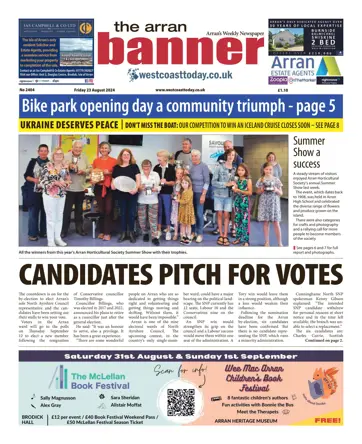 Arran Banner Magazine - 23/08/2024 Back Issue