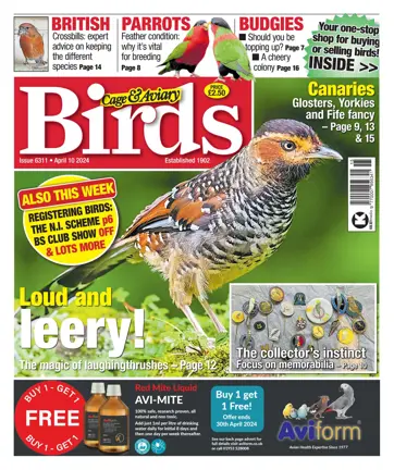 Cage & Aviary Birds Magazine - 10-Apr-24 Back Issue