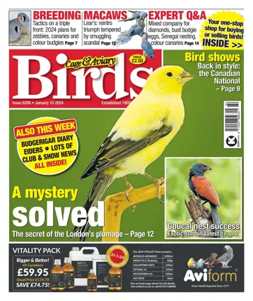 Cage & Aviary Birds Magazine - 10-Jan-24 Back Issue