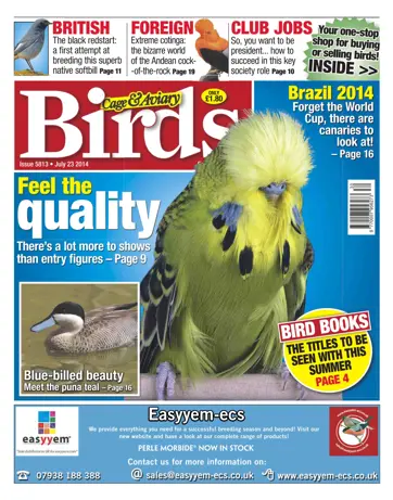 Cage & Aviary Birds Magazine - No.5813 Feel the Quality Edición anterior