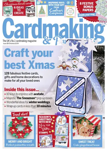 Cardmaking & Papercraft Magazine - Christmas 2018 Back Issue