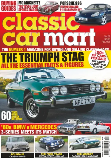Classic Car Mart Magazine - February 2019 Back Issue