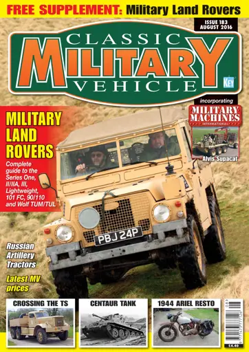 Classic Military Vehicle Magazine - August 2016 Back Issue