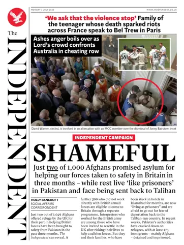 The Independent Daily Edition Newspaper - Monday, July 3, 2023 Back Issue