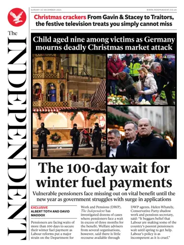 The Independent Daily Edition Newspaper - Sunday, 22 December 2024 ...