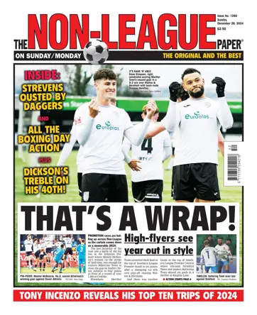 The Non-League Football Paper Magazine - 29th December 2024 Back Issue