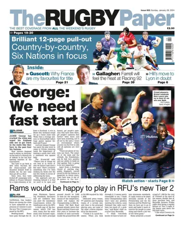 The Rugby Paper Magazine - 28 Jan 2024 Back Issue